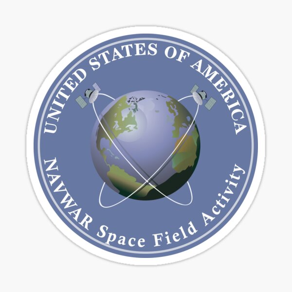 "NAVWAR Space Field Activity wo Txt X 300" Sticker for Sale by ...