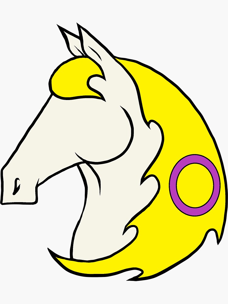 "Ingrid - Horse" Sticker for Sale by kalucard | Redbubble