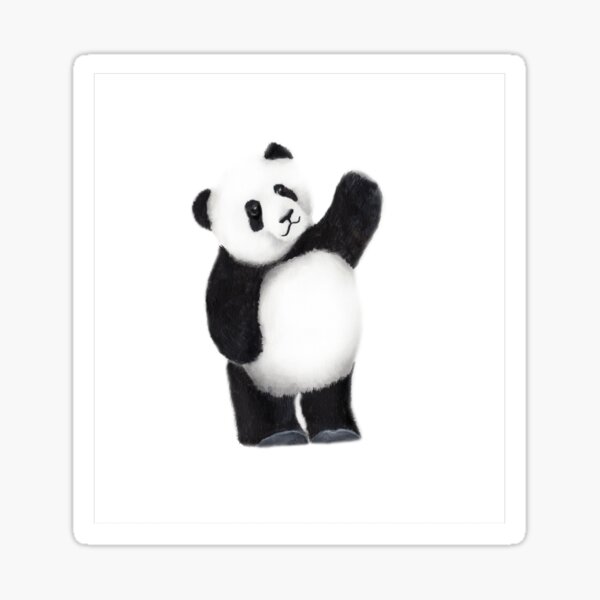 "wave the hand and say hello" Sticker for Sale by NghiemLuong | Redbubble