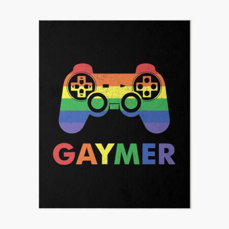 "Gaymer Gay Pride Rainbow Gamer Gaming LGBTQ" Art Board Print for Sale ...