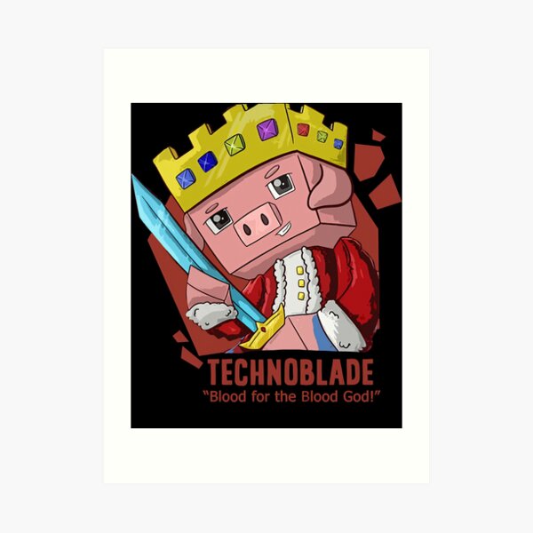 "Technoblade " Art Print for Sale by AlinarThomes | Redbubble