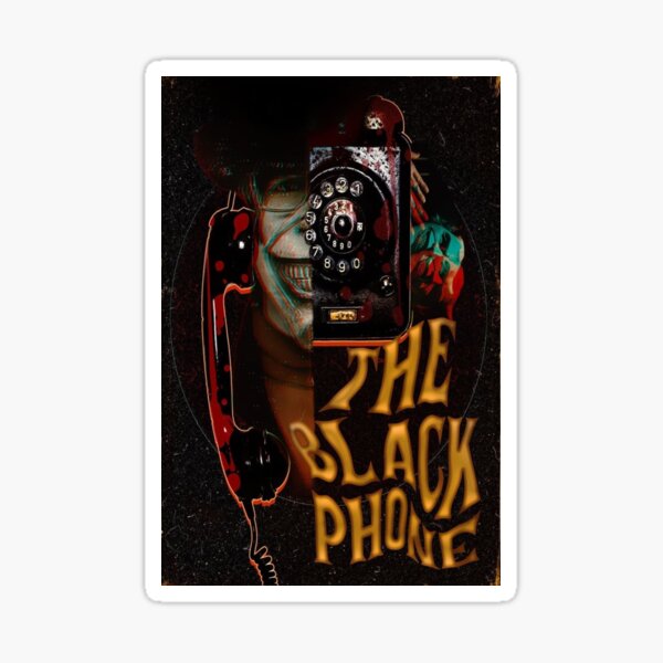"The Black Phone Movie" Sticker for Sale by sallyoos | Redbubble