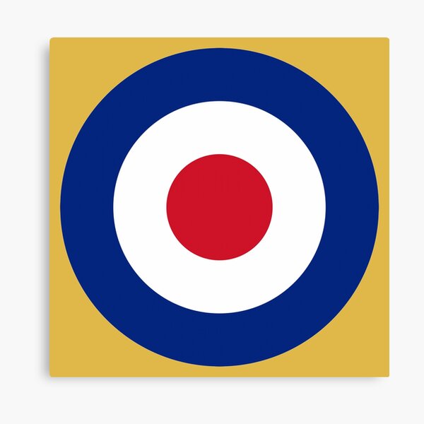 "RAF ROUNDEL" Canvas Print for Sale by IMPACTEES | Redbubble