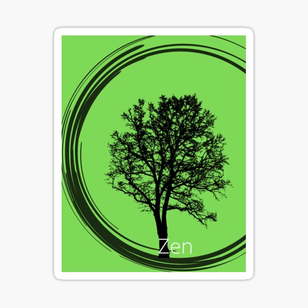 "Zen" Sticker for Sale by experienceinc | Redbubble