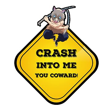 "Anime car warning Stickers" Sticker for Sale by RawrDinos | Redbubble