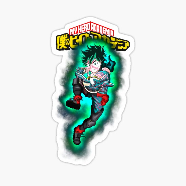 "Deku" Sticker for Sale by AnimeMangaTs | Redbubble