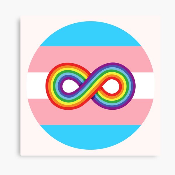 "Neurodivergent and Trans | Neurodiversity Symbol and Trans Flag ...