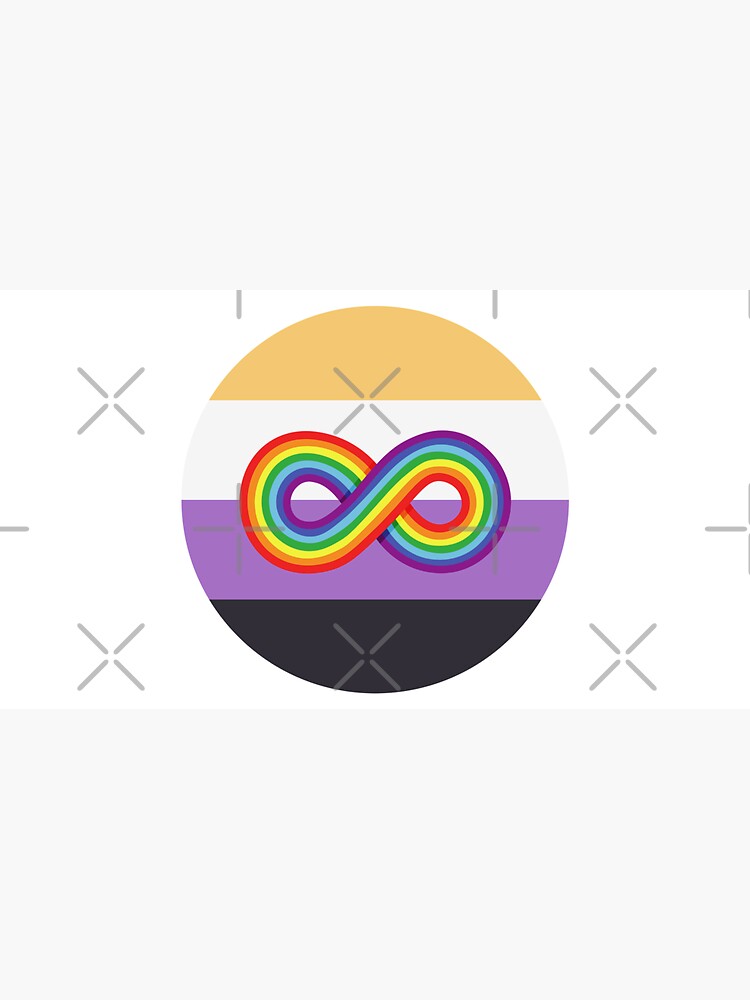 "Neurodivergent and Nonbinary | Neurodiversity Symbol and Nonbinary ...