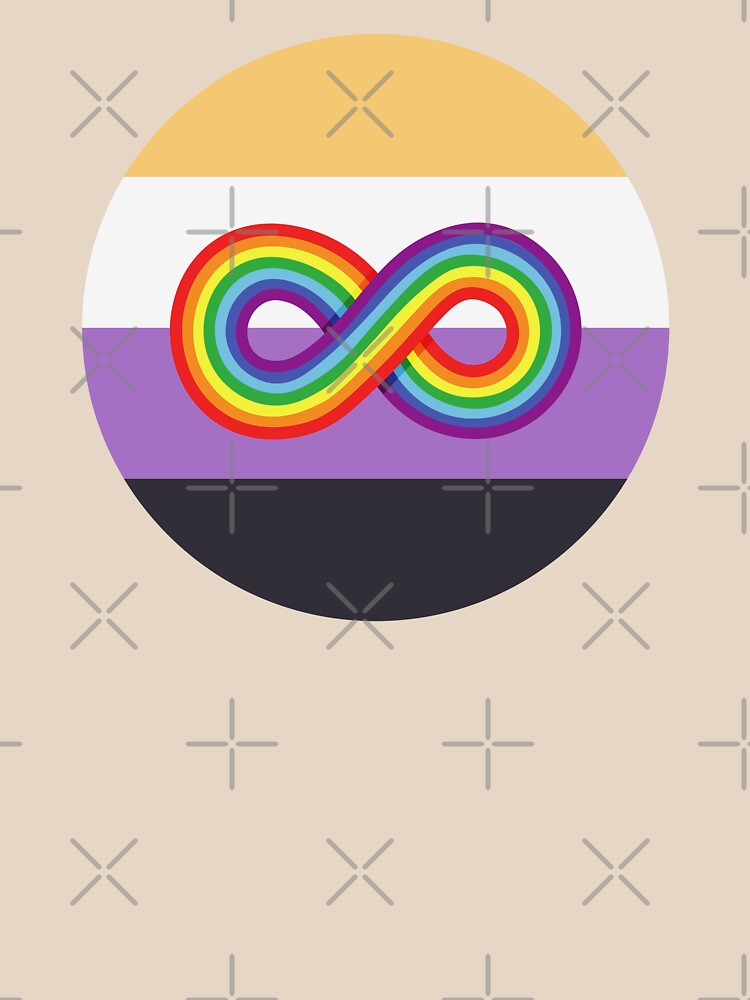 "Neurodivergent and Nonbinary | Neurodiversity Symbol and Nonbinary ...