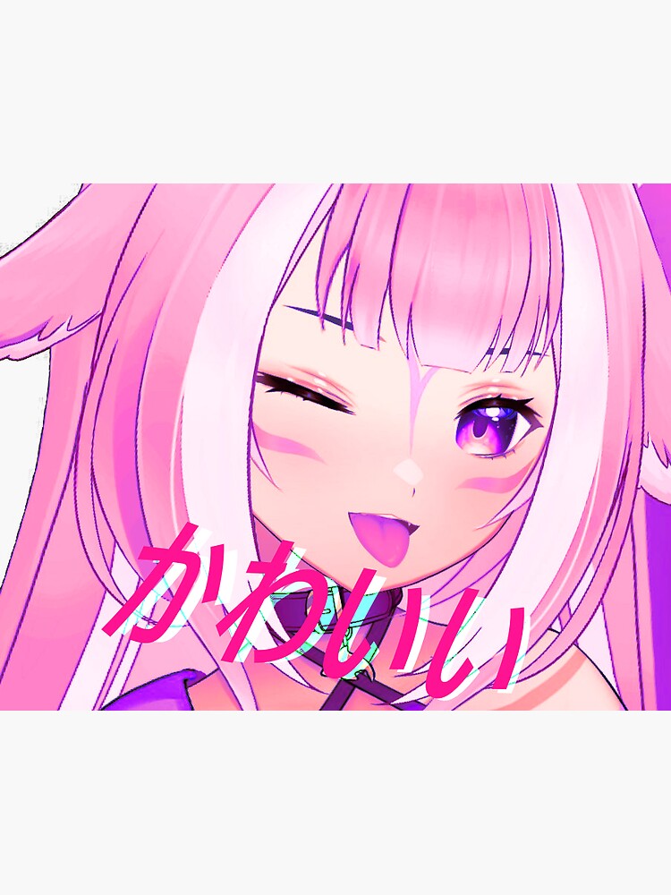 "Pink Shylily" Sticker for Sale by SoftLittlePogs | Redbubble