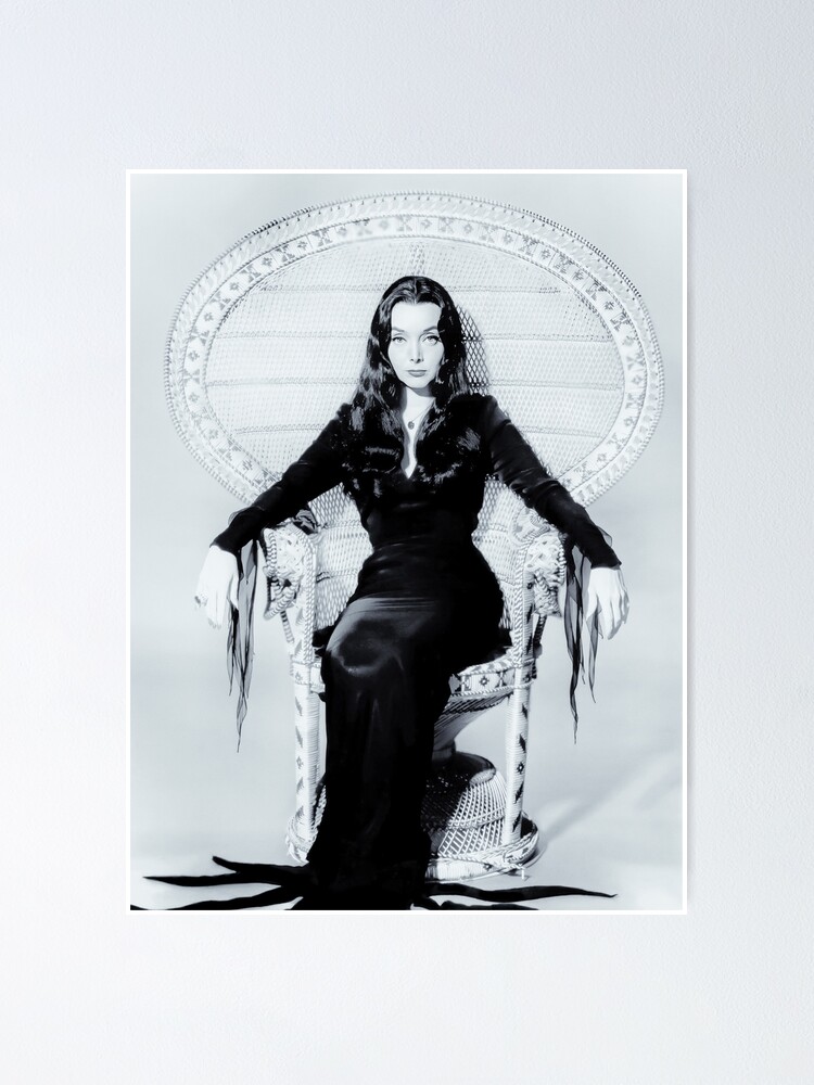 "Morticia Addams" Poster for Sale by Gallery-27 | Redbubble