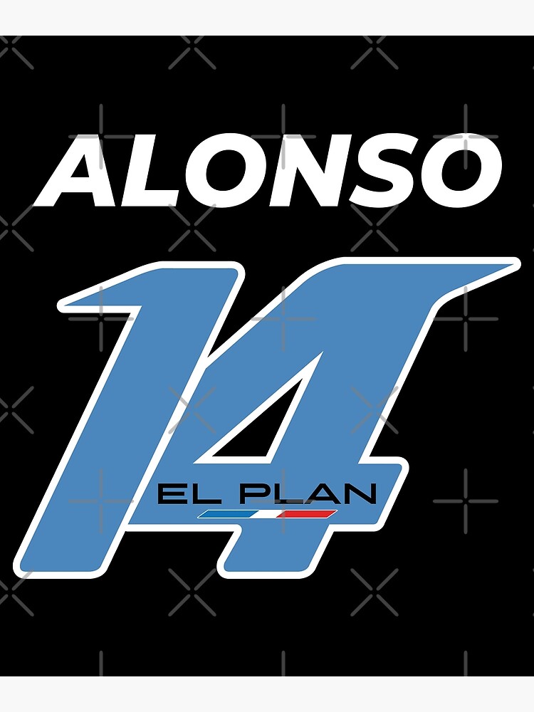 "Fernando Alonso 14 " Poster for Sale by demhan | Redbubble