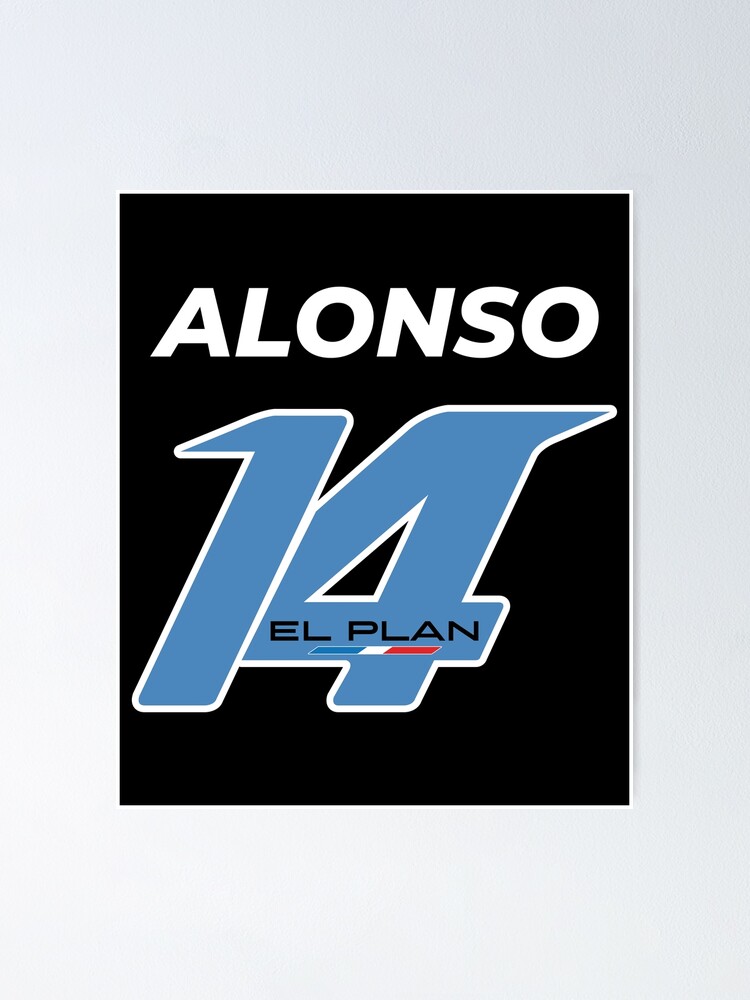"Fernando Alonso 14 " Poster for Sale by demhan | Redbubble