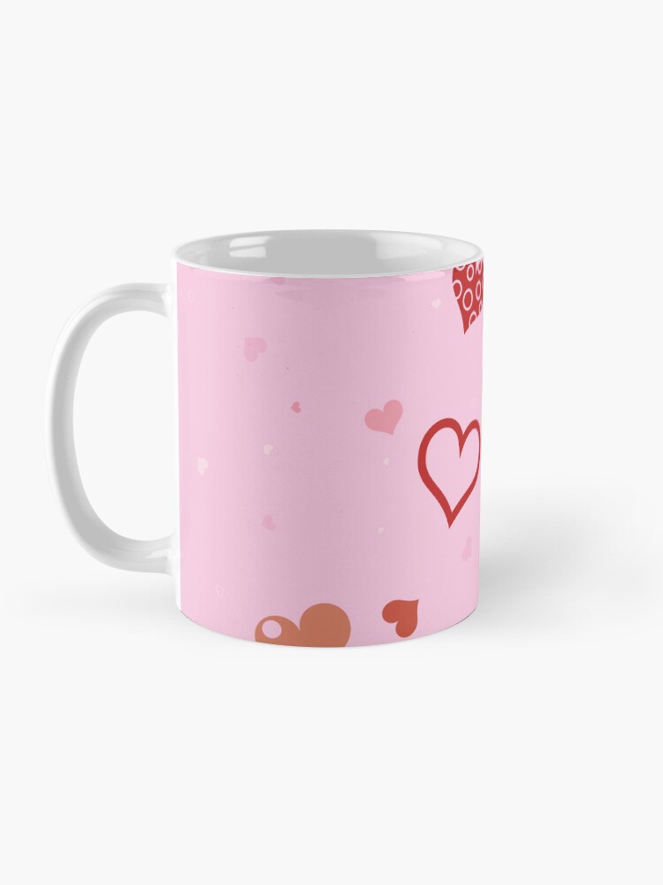 Taza de café for Sale con la obra «Hermosos corazones de confeti ...