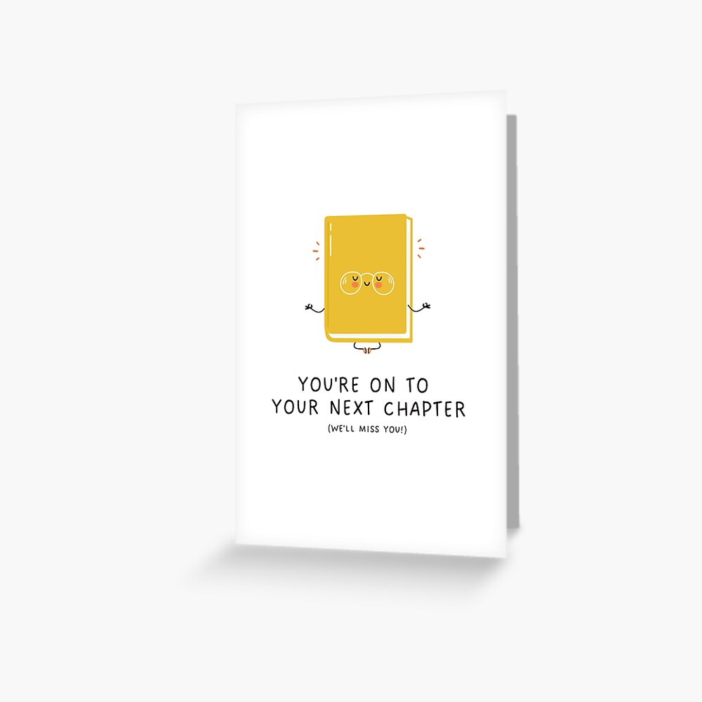 "Next chapter of life - coworker leaving, farewell, goodbye" Greeting ...