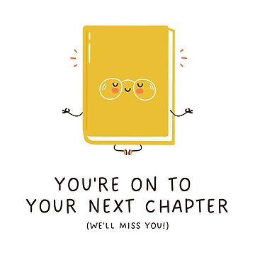 "Next chapter of life - coworker leaving, farewell, goodbye" Sticker ...