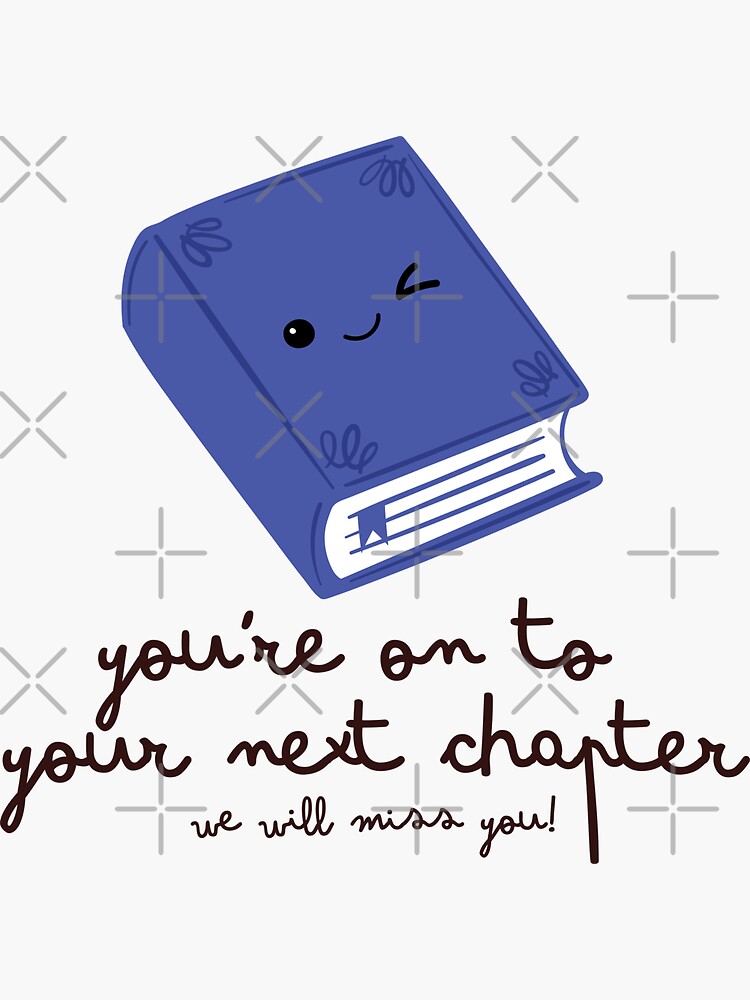 "Next chapter of career story - coworker leaving, farewell, goodbye ...