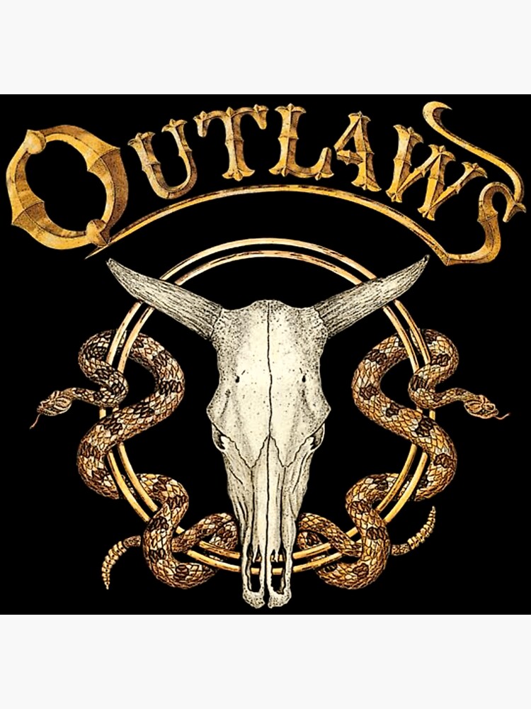 "outlaws band rock Poster" Sticker for Sale by estlergoonenr | Redbubble