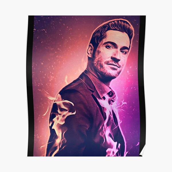 "Lucifer Morningstar " Poster for Sale by Berryhill5653 | Redbubble