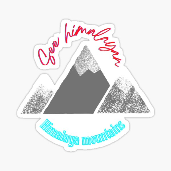 "The himalaya" Sticker for Sale by RAJSHIVA | Redbubble