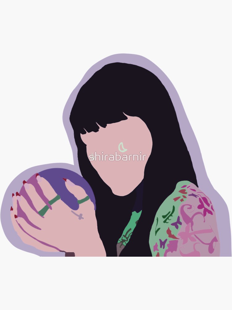 "Lilith Czar Silhouette " Sticker for Sale by shirabarnir | Redbubble