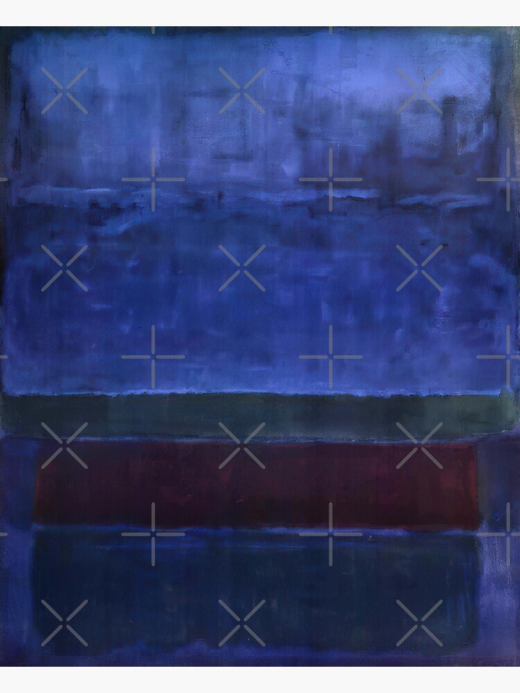 "Mark Rothko Untitled Blue Green and Brown 1952" Poster for Sale by ...