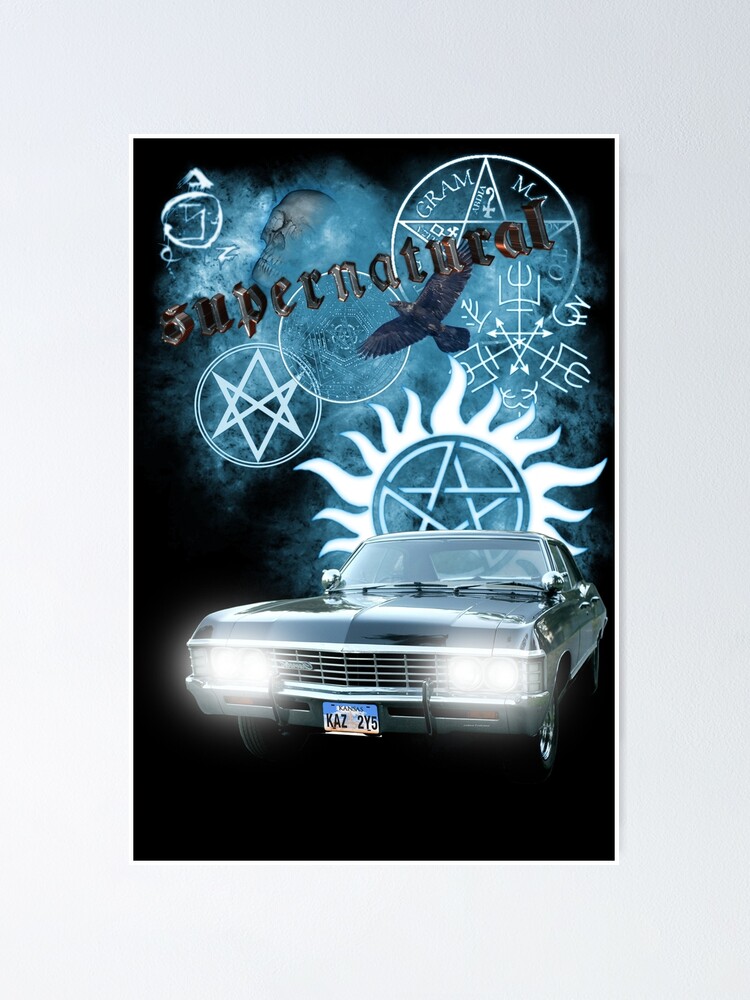 "Supernatural theme 2" Poster for Sale by ratherkool | Redbubble