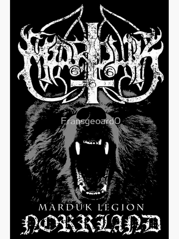 Póster «LOGOTIPO DE BANDA MARDUK MÁS VENDIDO» de Fransgeoard0 | Redbubble