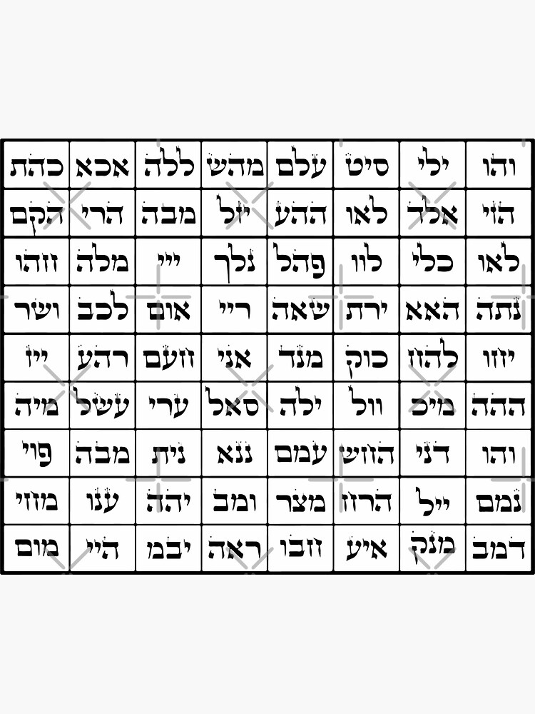 "72 names of god" Sticker for Sale by lovershirts | Redbubble