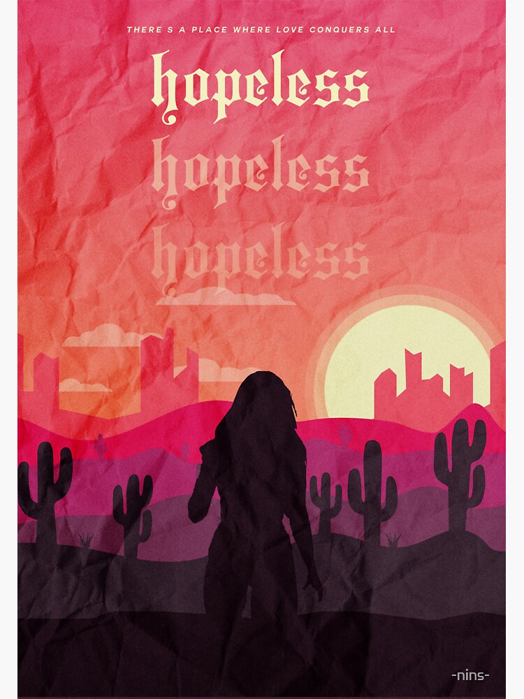 "Hopeless" Sticker for Sale by -nins- | Redbubble