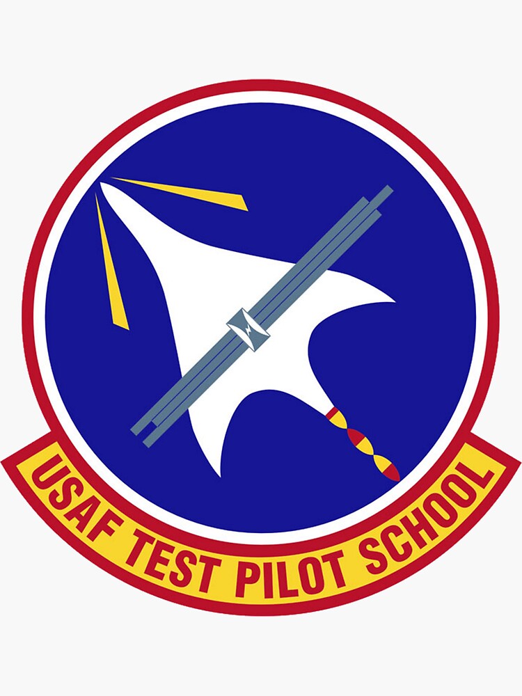 Pegatina «Escuela de Pilotos de Pruebas de la Fuerza Aérea - USAF TPS ...