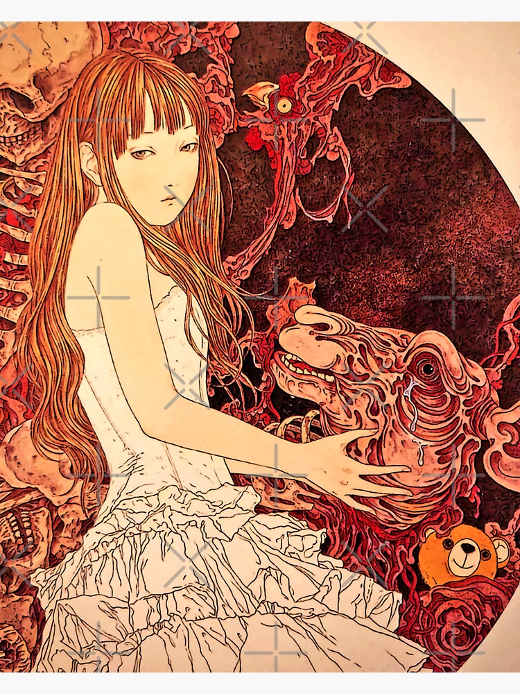 "Suehiro Maruo - Takato Yamamoto Poster" Sticker for Sale by Georgekz ...