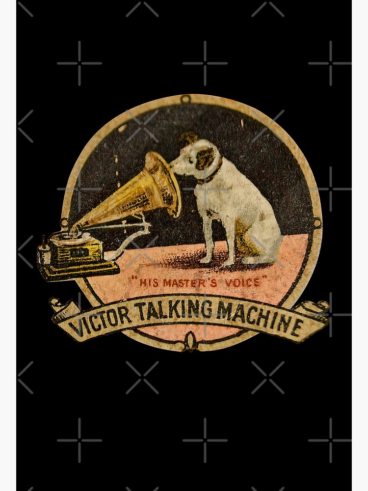 "His Master's Voice Victor Talking Machine Vintage" Poster for Sale by ...