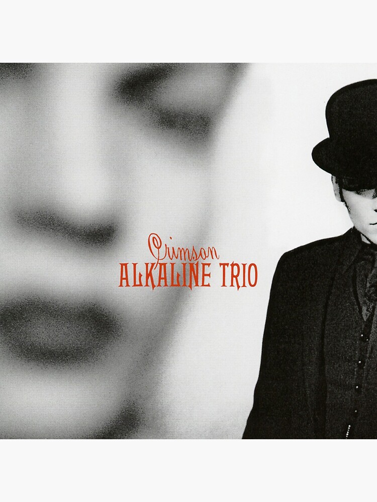 "Alkaline Trio crimson (2)" Sticker for Sale by JessicaTwisdale | Redbubble