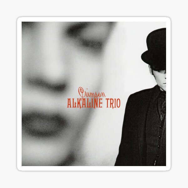 "Alkaline Trio crimson (2)" Sticker for Sale by JessicaTwisdale | Redbubble