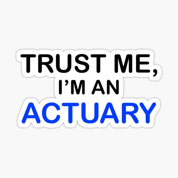 "Actuary Actuarial Science Expert" Sticker for Sale by NestaReign | Redbubble