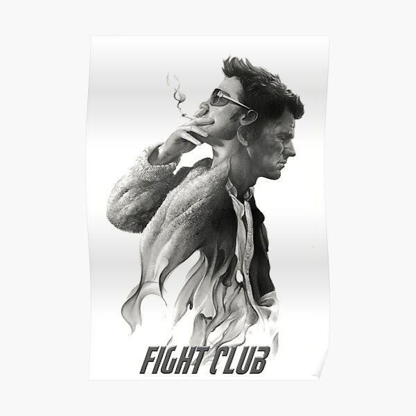 "Retro Fight Club Movie " Poster for Sale by adamsgolen | Redbubble