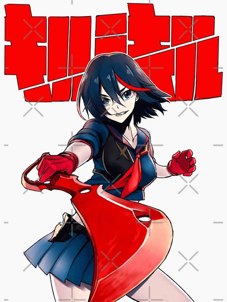 "Ryuko Matoi - Kill La Kill" Sticker for Sale by 1piecestore | Redbubble