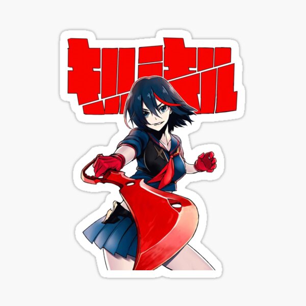 "Ryuko Matoi - Kill La Kill" Sticker for Sale by 1piecestore | Redbubble
