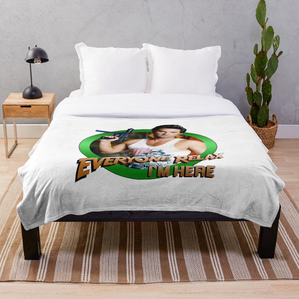 Everyone Relax Im Here Jack Burton Throw Blanket For Sale By