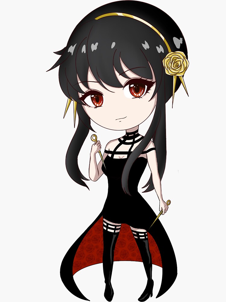 Pegatina «Espía x Familia - Yor Forger Chibi» de Hakurishizunabi ...