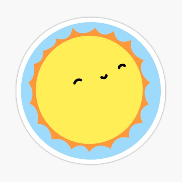 "The Sun - Sticker & Hats" Sticker for Sale by DIKittyPants | Redbubble