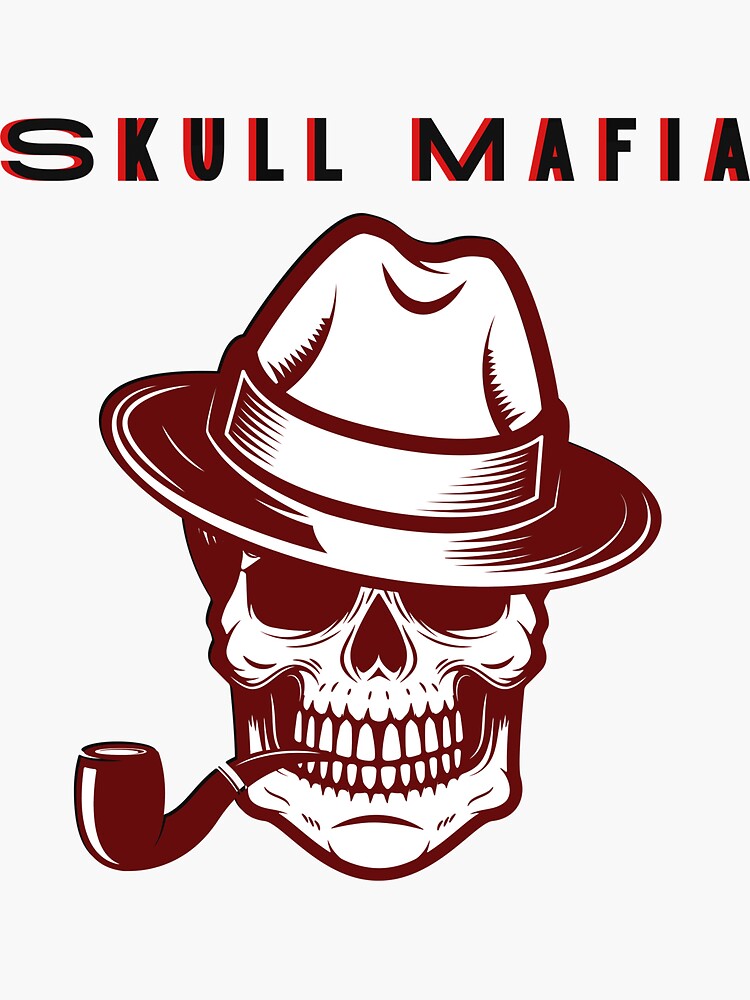 "Skull Mafia" Sticker for Sale by storeNizar | Redbubble