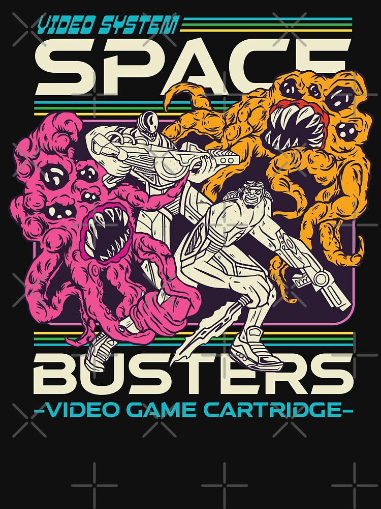 "Space Hunters vs Aliens - Video Game Tribute" T-shirt for Sale by Rob ...