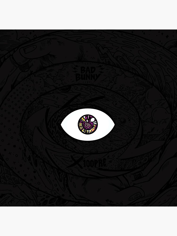 "Bad Bunny x 100pre" Sticker for Sale by WalkDrshop | Redbubble