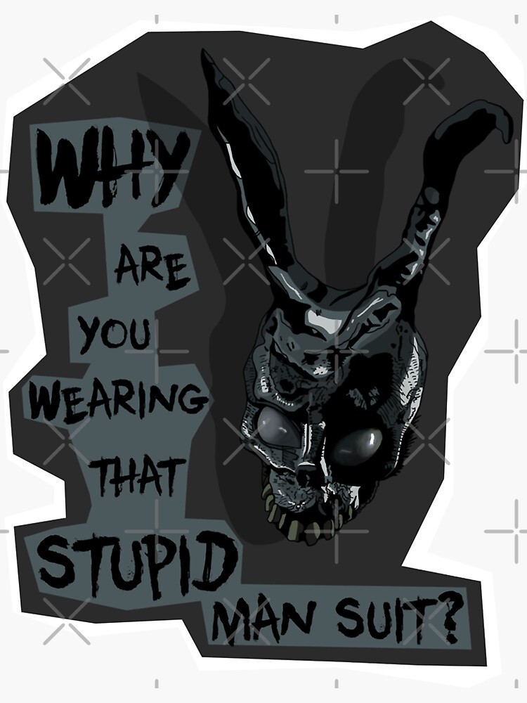 "For Men Women Donnie Horror Darko Movie Awesome For Music Fan" Sticker ...