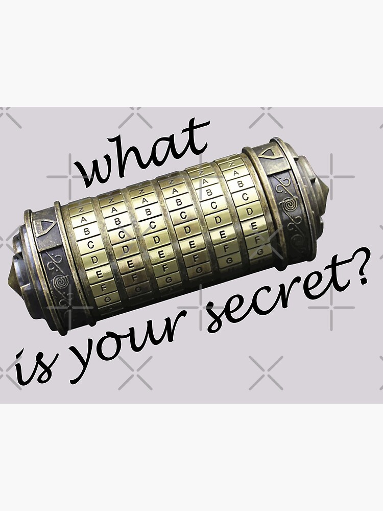 "The Cryptex : DaVinci Code | What is your secret?" Art Print for Sale ...