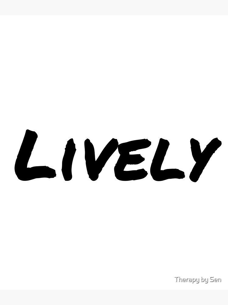 "I am lively emotion and mood - mental health" Poster for Sale by ...