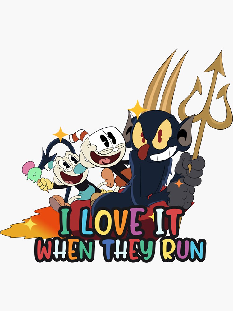 "cups and devil " Sticker for Sale by MathisMcGee2 | Redbubble