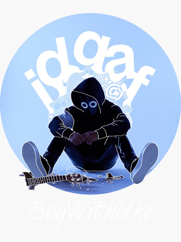 "BOYWITHUKE" Sticker for Sale by harusgaere | Redbubble